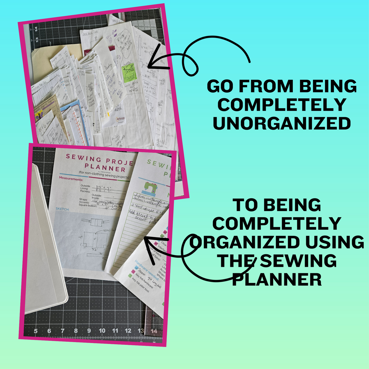 Sewing Project Planner - For Non-Clothing Sewing Projects / Sewing Pro ...